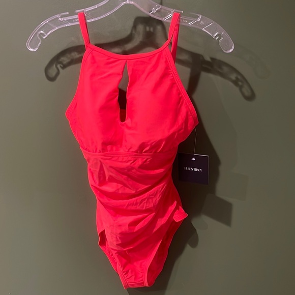 Ellen Tracy | Swim | Ellen Tracy Keyhole One Piece Swimsuit Nwt | Poshmark